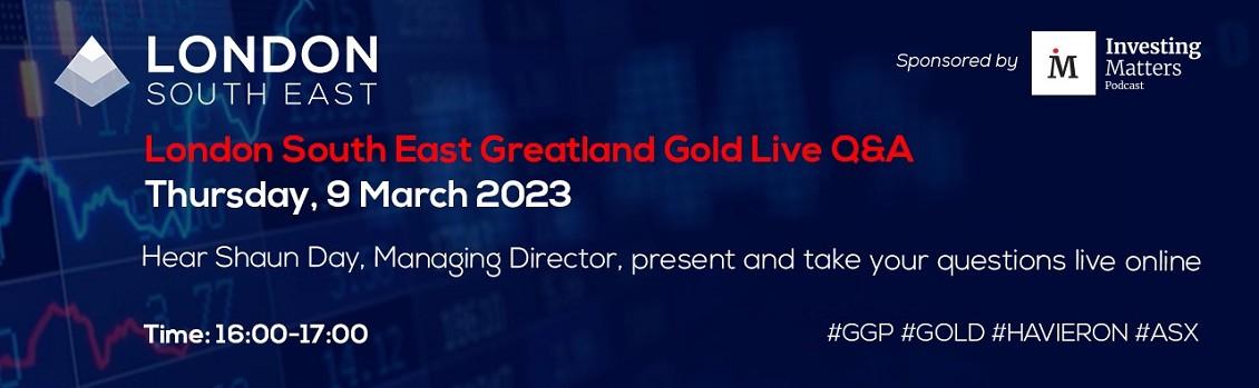 Greatland Gold live Extended Q&A with Managing Director Shaun Day ...